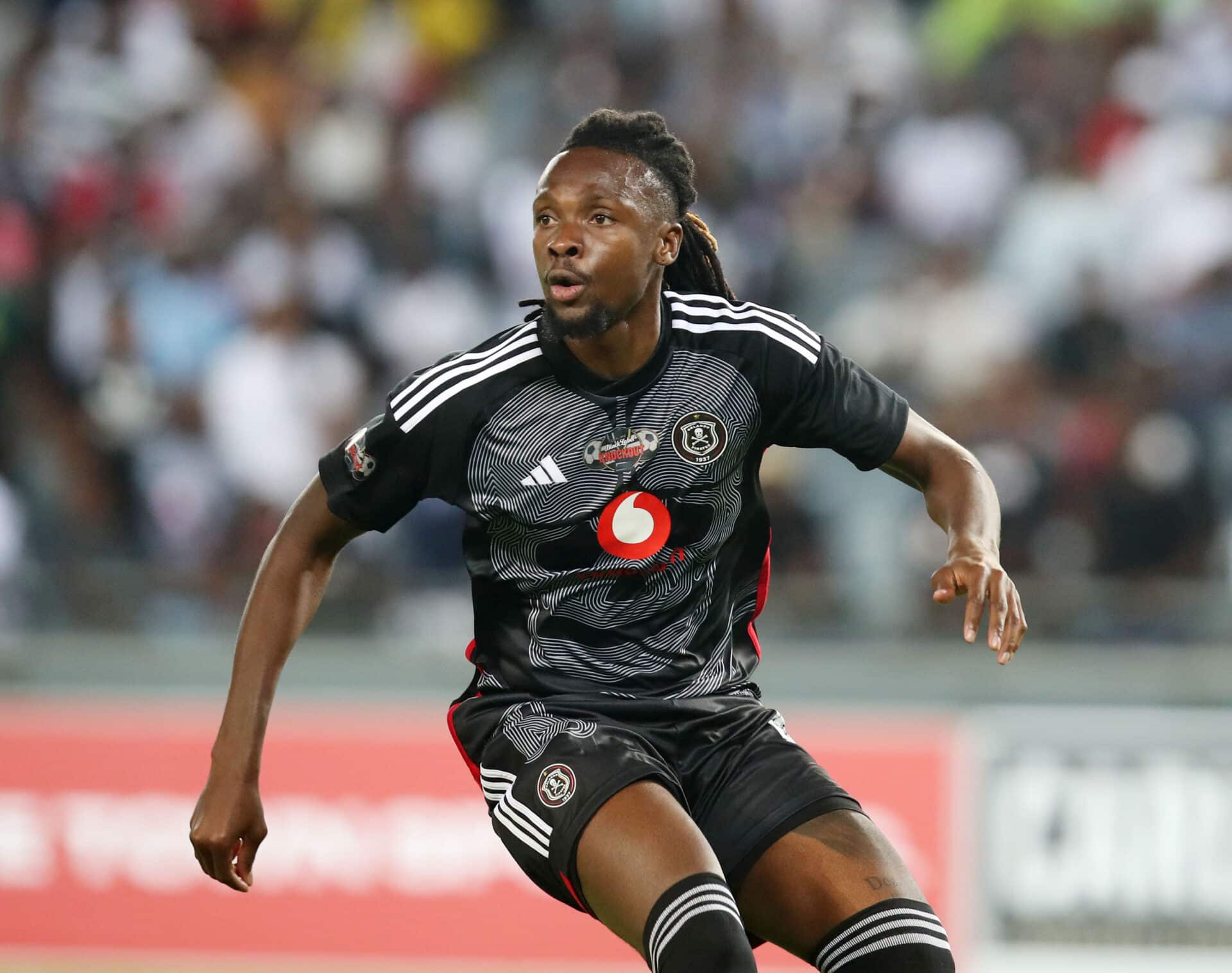 Olisa Ndah nominated for Orlando Pirates Player of the Month Award